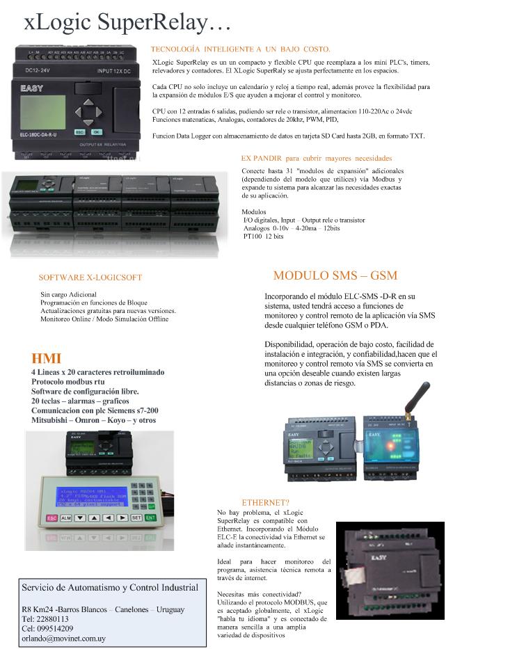 xLogic SuperRelay :: Servicio de Automatismo y Control Industrial